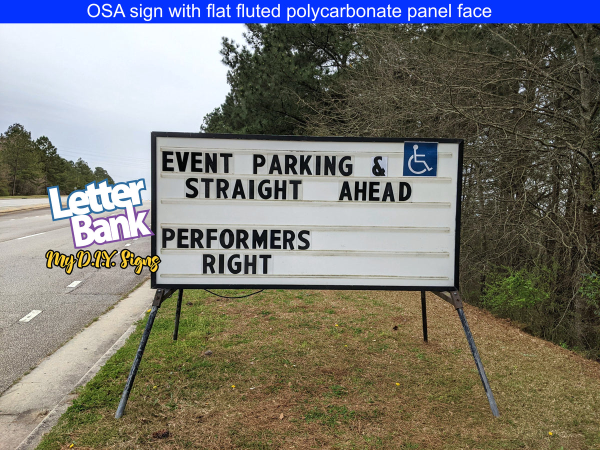 Replace old sign faces with tracked V3 GlasSteel Fiberglass sign plast ...