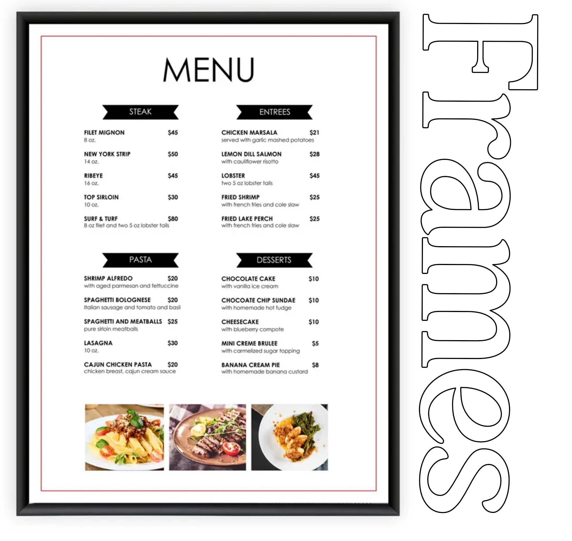 Bus Sign Frames, Wall and LED Frames – LetterBank | MyDIYsigns