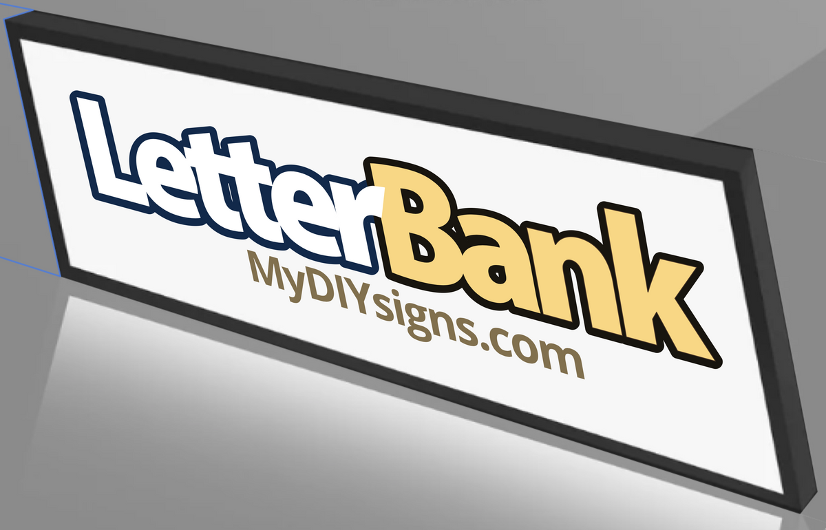 Indoor LED Light Panel Signs – LetterBank | MyDIYsigns