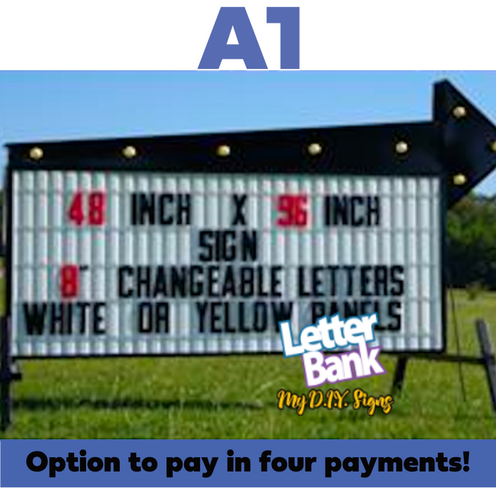 Changeable Signs Category – LetterBank | MyDIYsigns