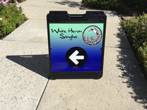 24x24" Signs Simpo Square Molded A-Frame Signs – LetterBank | MyDIYsigns