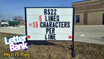 Sidewalk Sign, HUGE 3x4 feet, adjustable height – LetterBank | MyDIYsigns