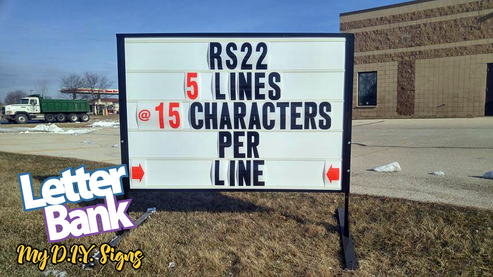 Sidewalk Sign, HUGE 3x4 feet, adjustable height – LetterBank | MyDIYsigns
