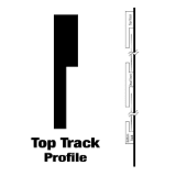 Track for Lighted Outdoor Signs with Rigid Sign Letters, 10 foot length ...