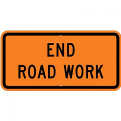 End Road Work 36x18" – LetterBank | MyDIYsigns