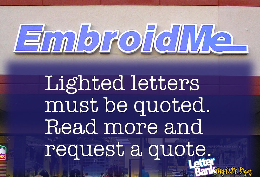 Large Letters and Building Identification Signs – LetterBank | MyDIYsigns