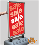 Super wind sign frame, ballasted – LetterBank | MyDIYsigns