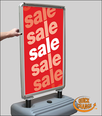 Super wind sign frame, ballasted – LetterBank | MyDIYsigns